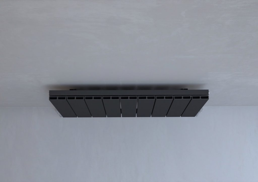 Kudox AluLite Radiator Flat 600mm x 850mm Textured Black - Heating ...