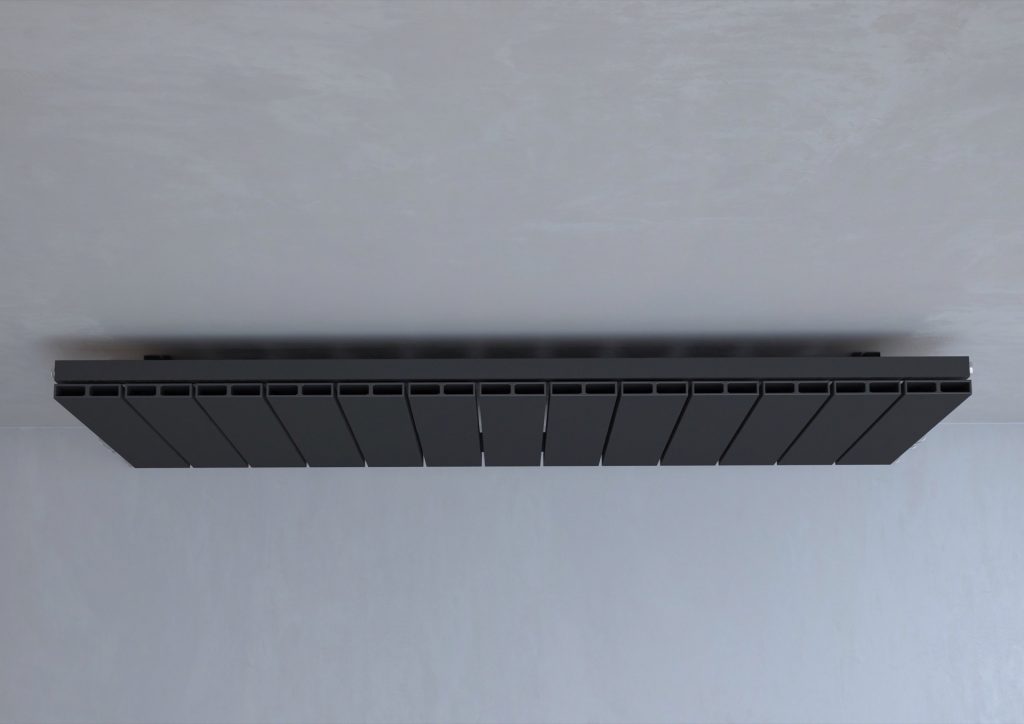 Kudox AluLite Radiator Flat 600mm x 1230mm Textured Black - Heating ...